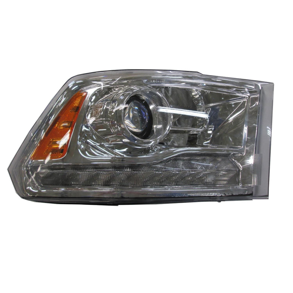 Ram Ram 3500 Head Lamp Passenger Side Halogen Projector Chrome Bezel ...