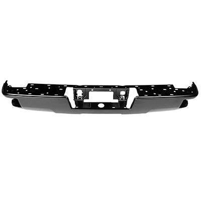 Gmc Denali 1500 Bumper Rear Black Ptm With Corner Step Without Sensor ...