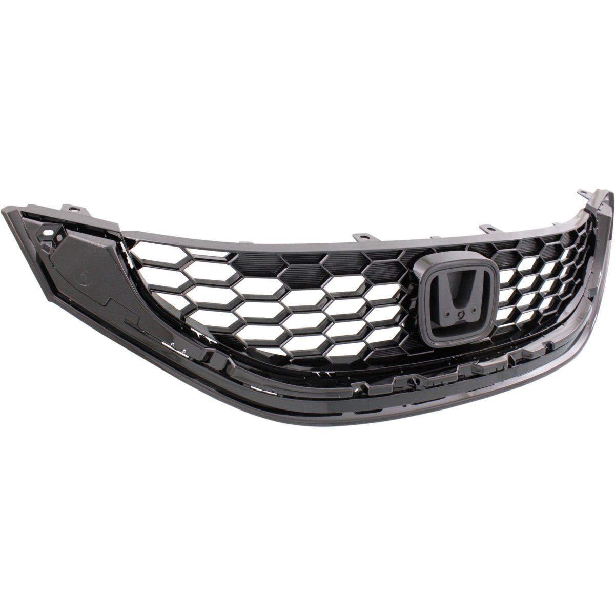 Honda Civic Sedan Grille 2.4L Ex/Ex-L/Si Model 2013-2015 - Hunt Parts