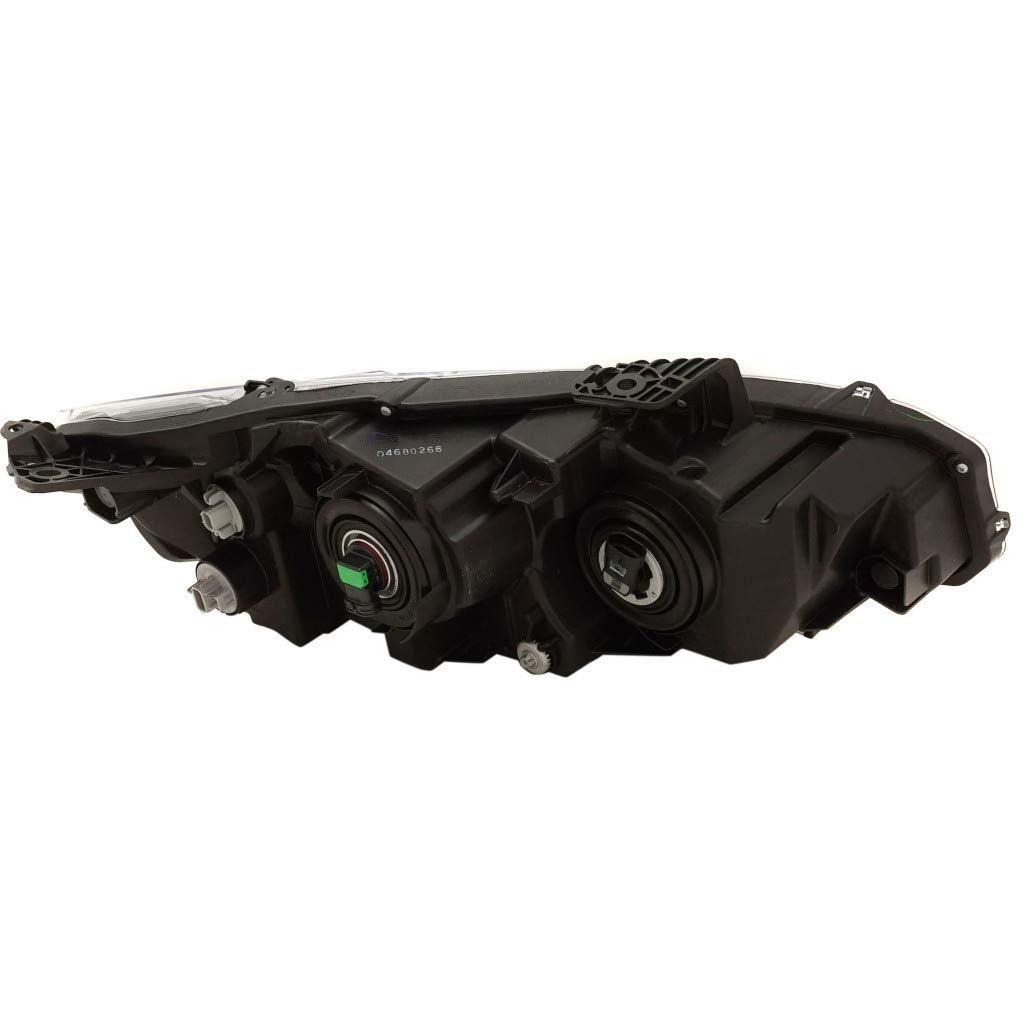 Honda Civic Hatchback Head Lamp Driver Side Halogen With Black Bezel ...