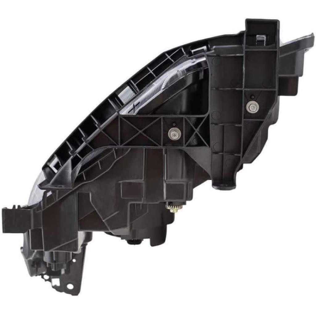 Honda Civic Hatchback Head Lamp Passenger Side Halogen With Black Bezel ...