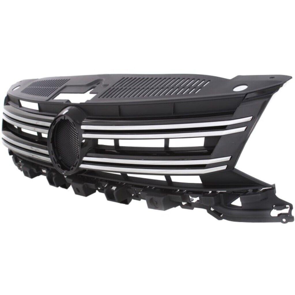 Volkswagen Tiguan Grille Black With Chrome Moulding 2012-2017 Huntparts